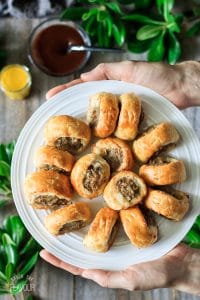 British Sage and Fennel Sausage Rolls - Savor the Flavour