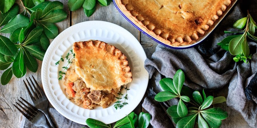 Chunky Beef and Potato Pie | Savor the Flavour
