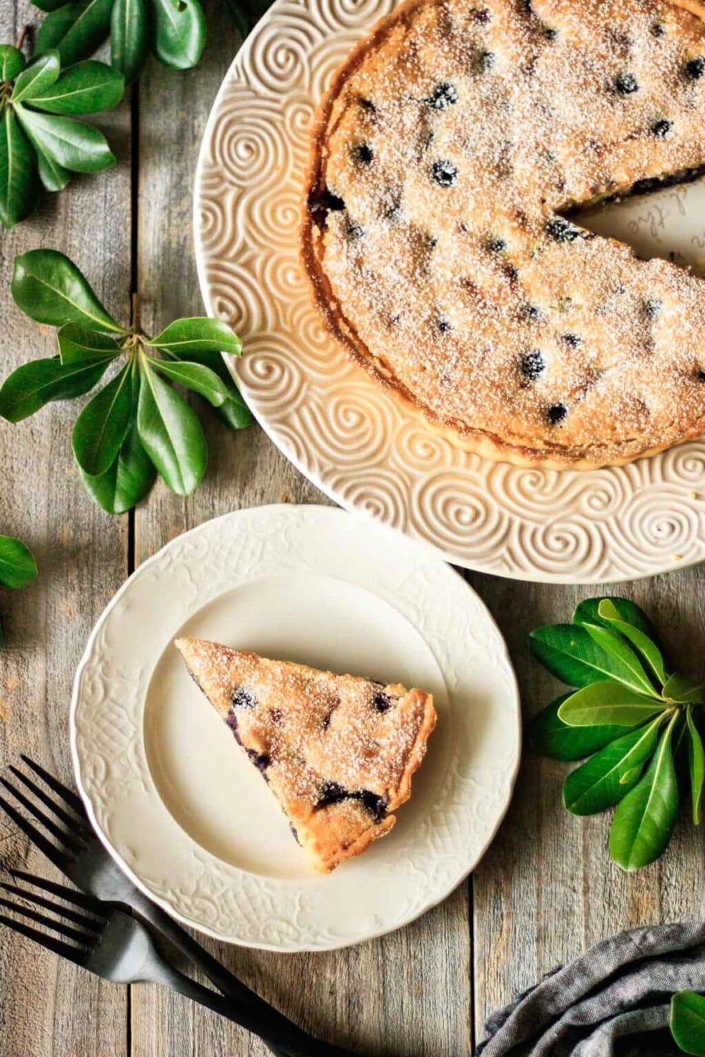 Blueberry Frangipane Tart - Savor the Flavour