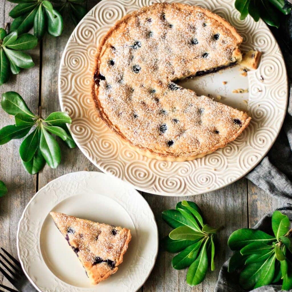 Blueberry Frangipane Tart - Savor the Flavour