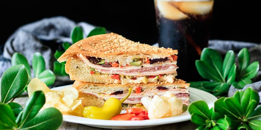 New Orleans Muffaletta Sandwich | Savor the Flavour