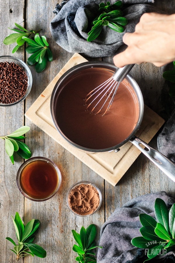 Non Alcoholic Chocolate Mocha Martini | Savor the Flavour