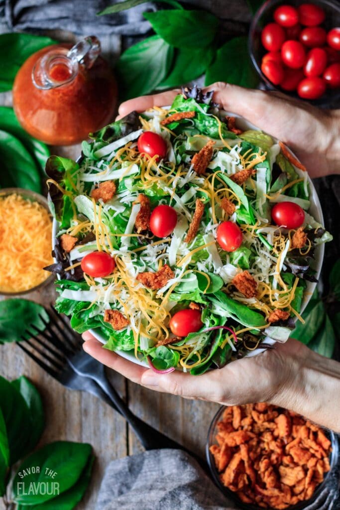 Copycat Chick-fil-A Side Salad - Savor the Flavour