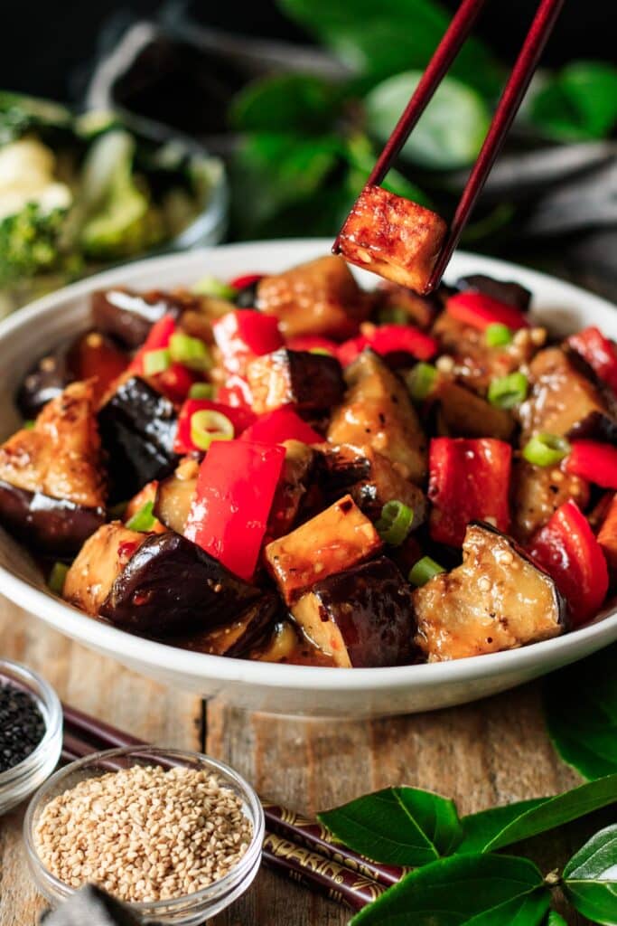 Panda Express Eggplant Tofu Copycat Recipe - Savor the Flavour