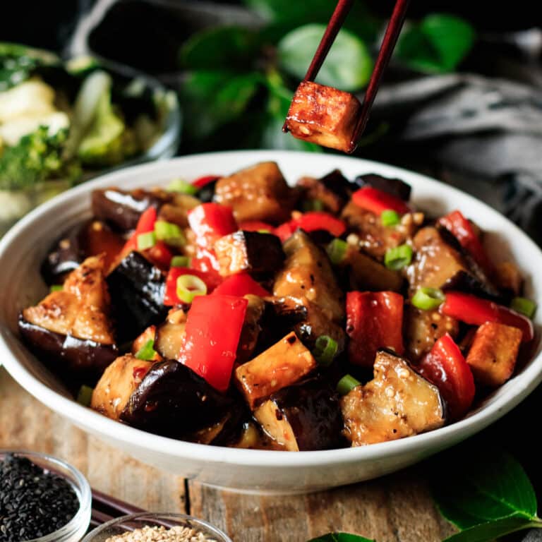 Panda Express Eggplant Tofu Copycat Recipe - Savor the Flavour