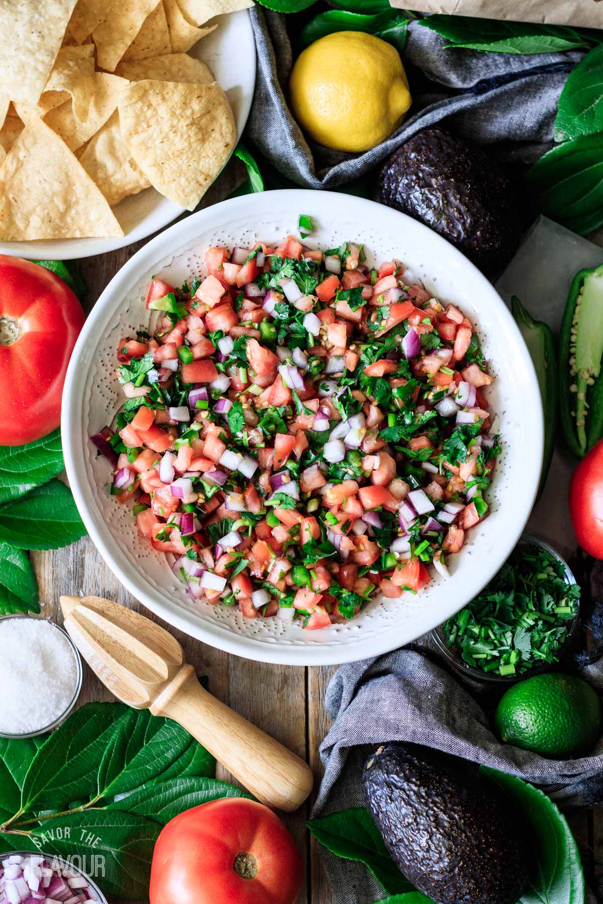 Chipotle Fresh Tomato Salsa (Copycat Recipe) - Savor the Flavour