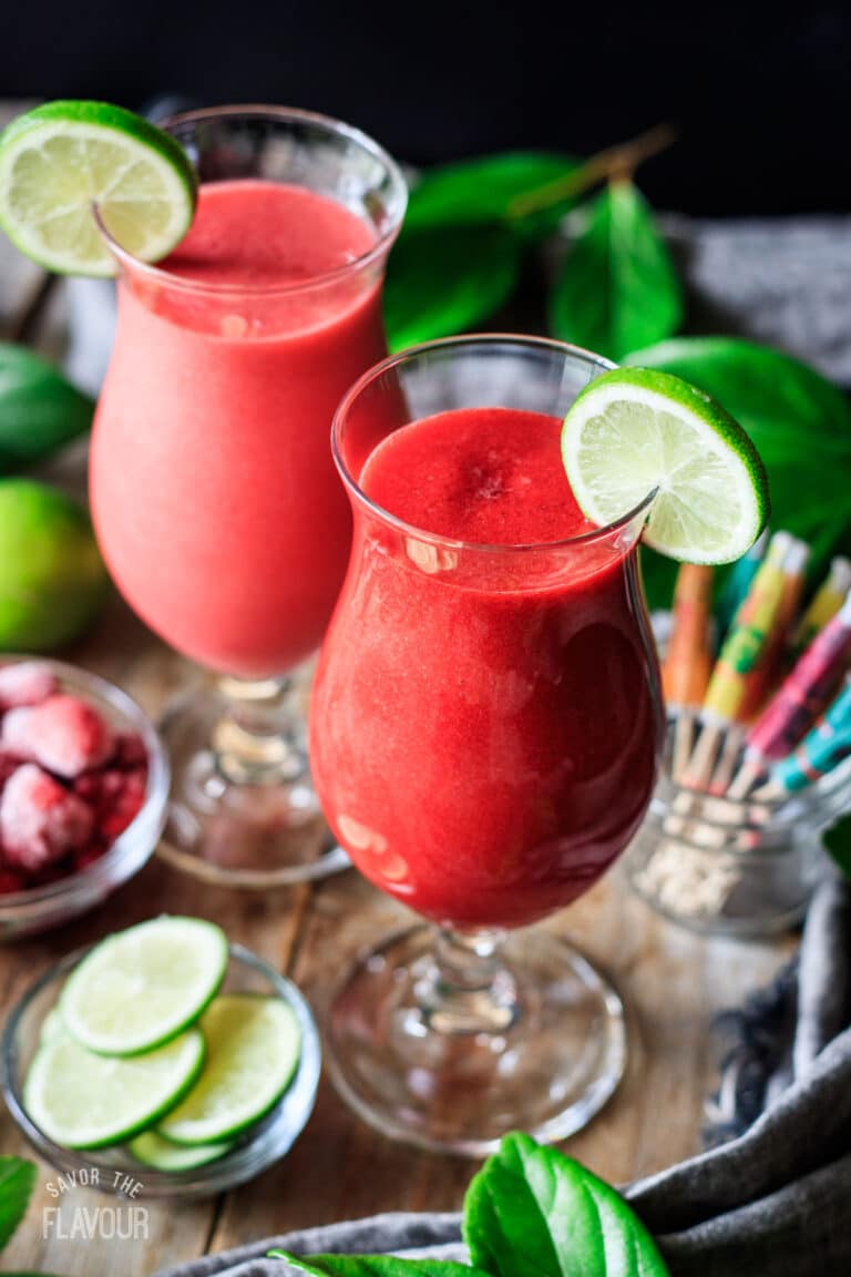 Virgin Raspberry Daiquiri - Savor the Flavour