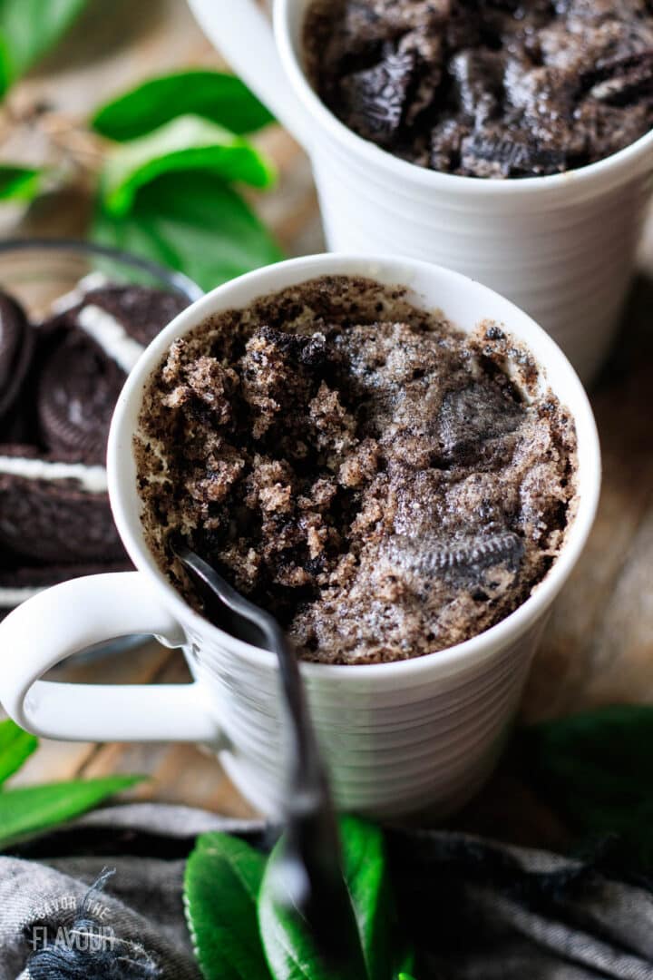 Oreo Mug Cake - Savor the Flavour