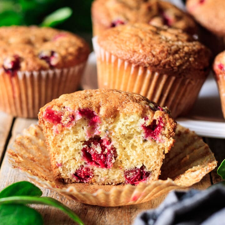 Panera Cranberry Orange Muffins - Savor the Flavour