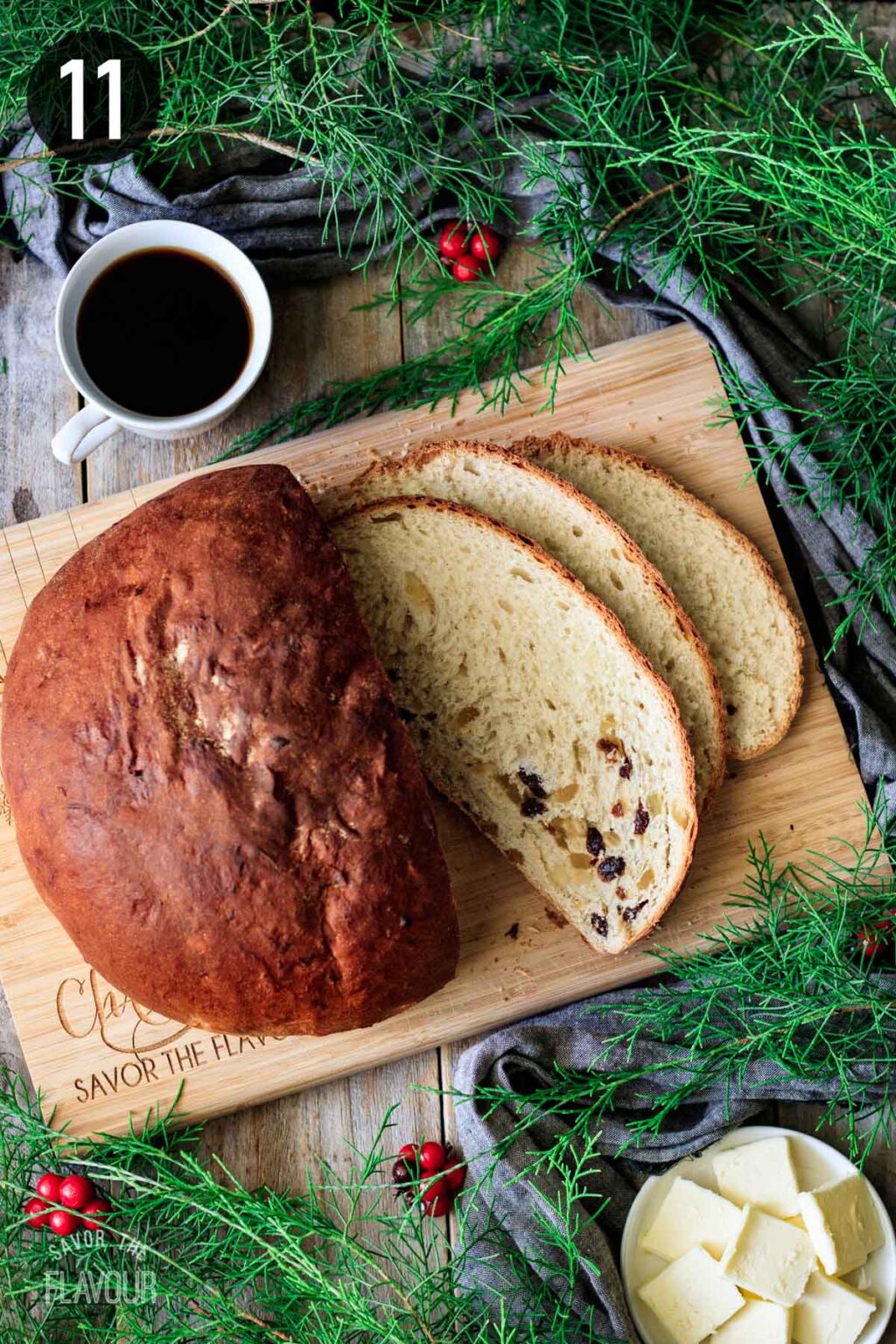 Julekake: Norwegian Christmas Bread - Savor the Flavour