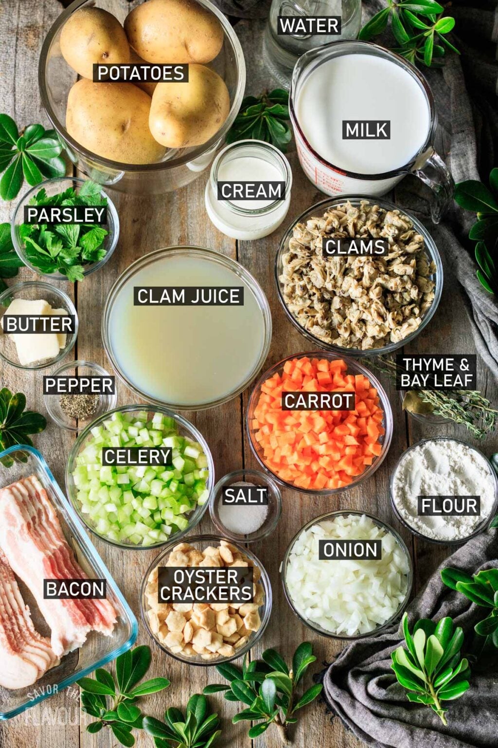 New England Clam Chowder - Savor the Flavour