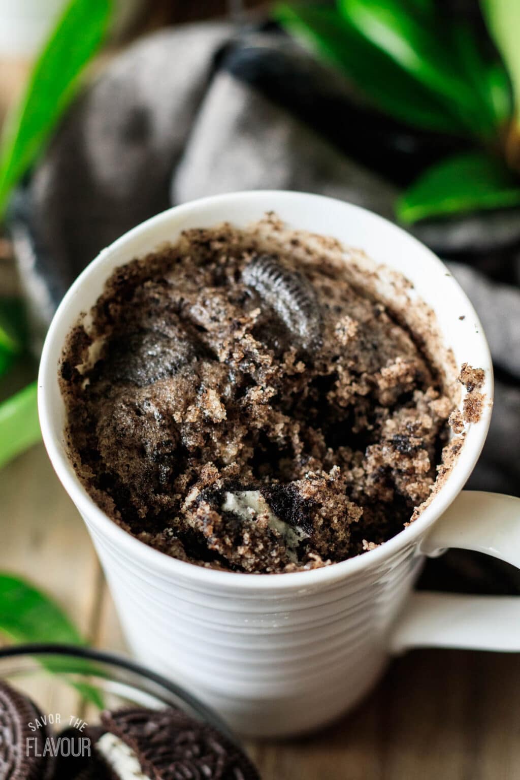 Oreo Mug Cake - Savor the Flavour