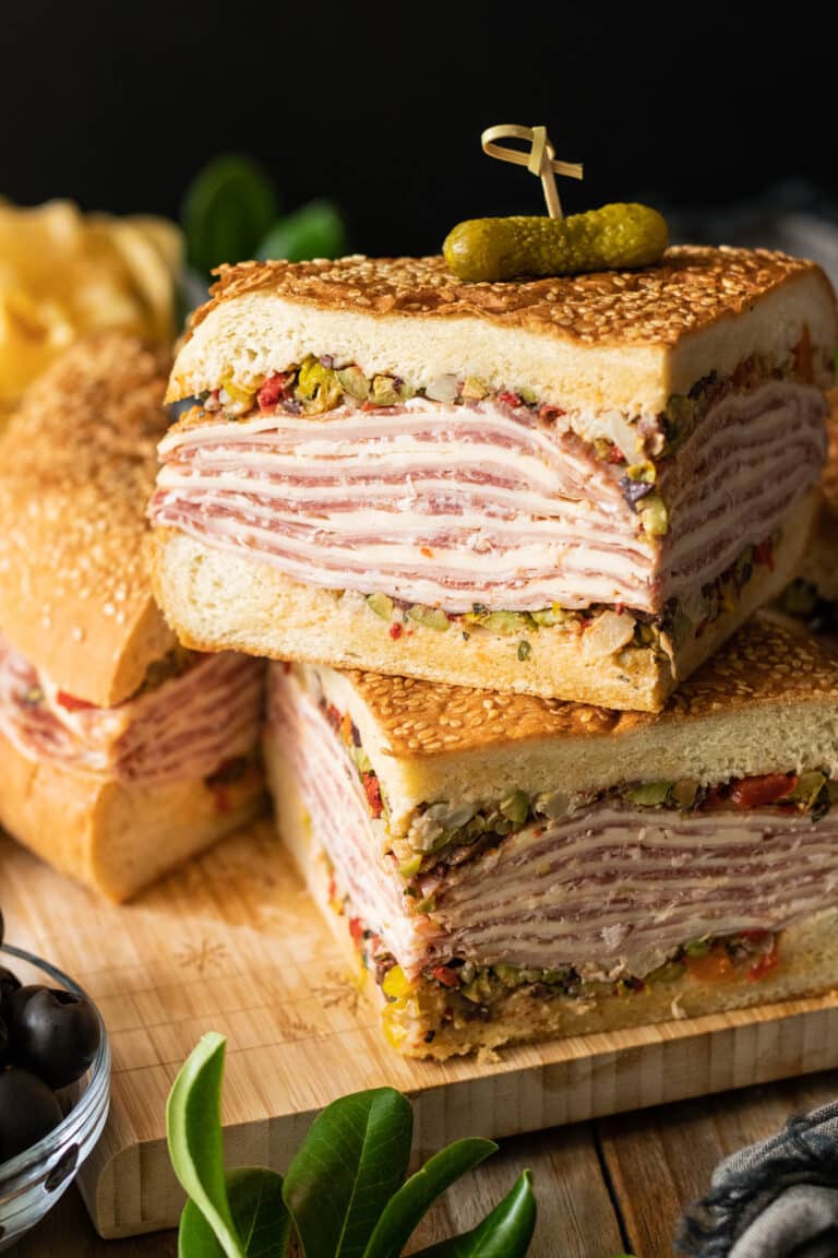 Muffaletta Sandwich - Savor the Flavour