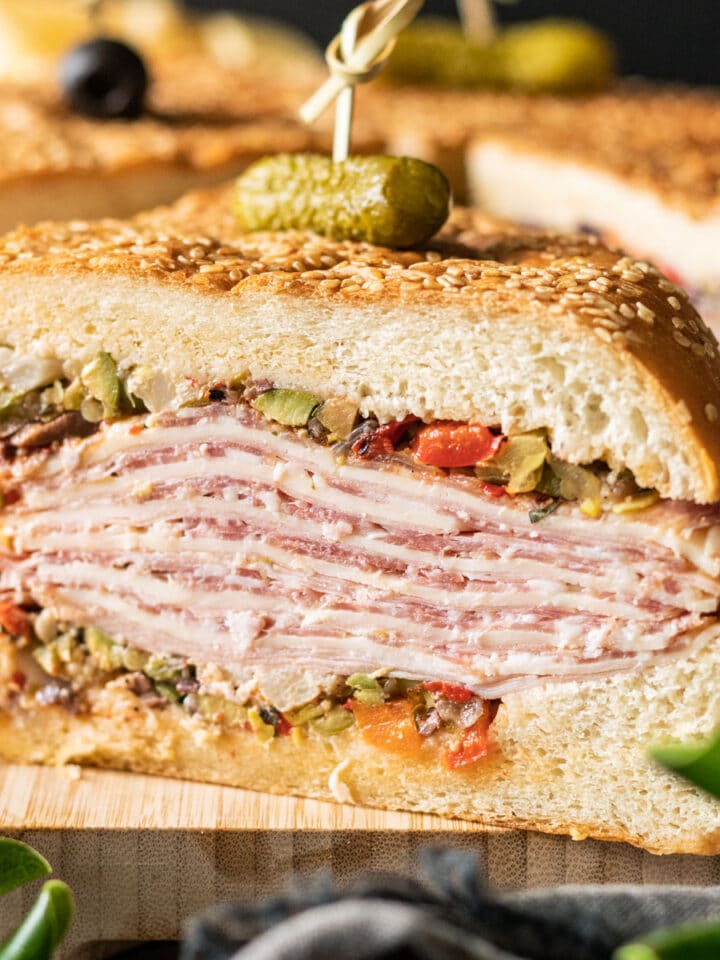Perfect Muffaletta Bread - Savor the Flavour