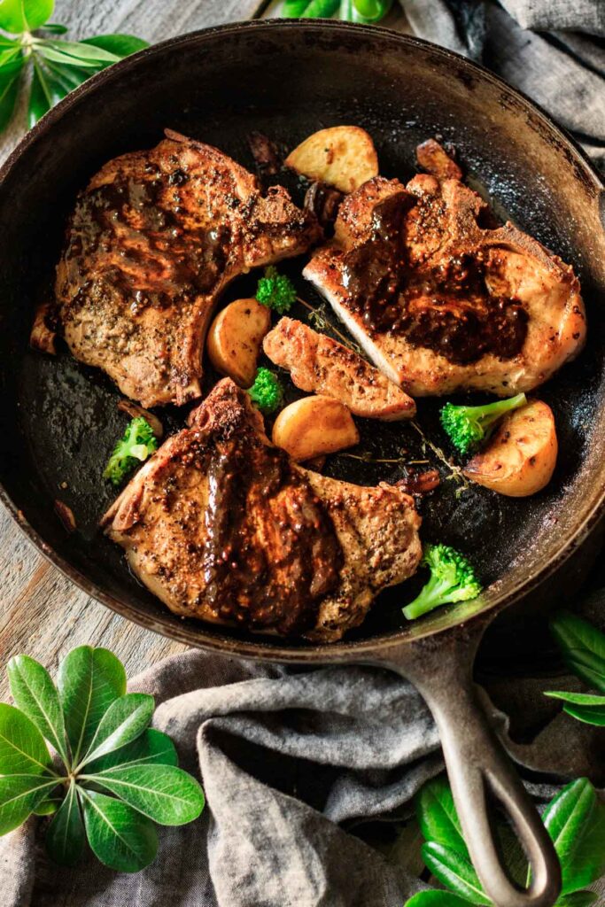 Pan Seared Pork Chops - Savor the Flavour