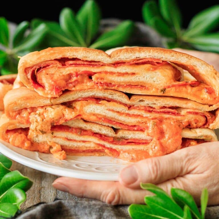 Pizza Garbage Bread Recipe - Savor the Flavour