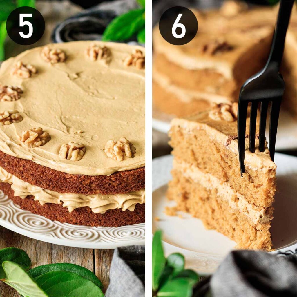 Easy Coffee and Walnut Cake Recipe - Savor the Flavour