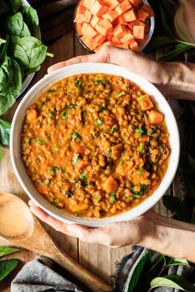 Moroccan Lentil Stew - Savor the Flavour