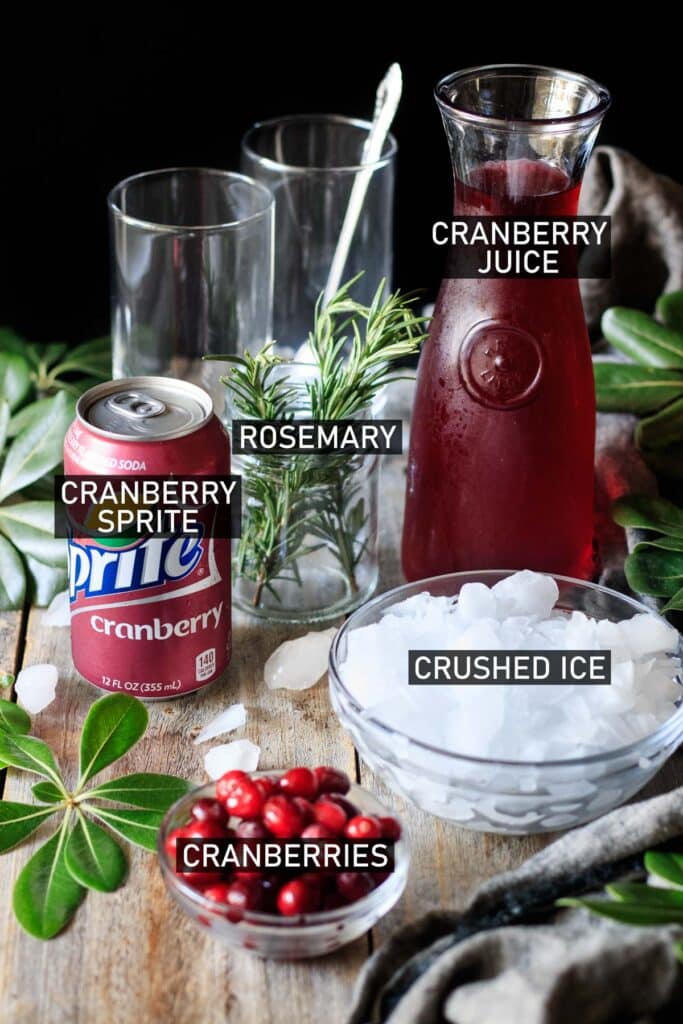 Sparkling Cranberry Mocktail - Savor the Flavour
