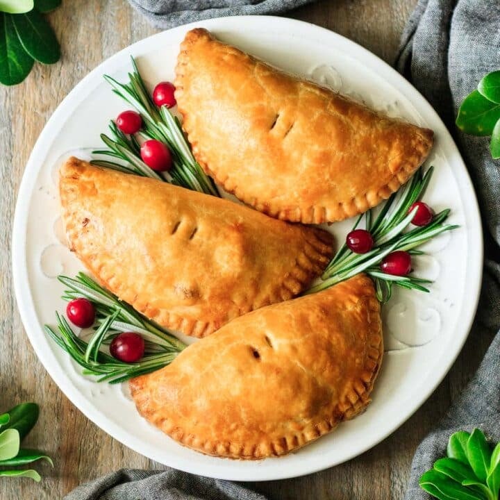 Leftover Turkey Pasties - Savor the Flavour
