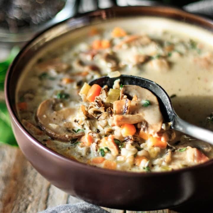 The Best Creamy Wild Rice Soup - Savor the Flavour