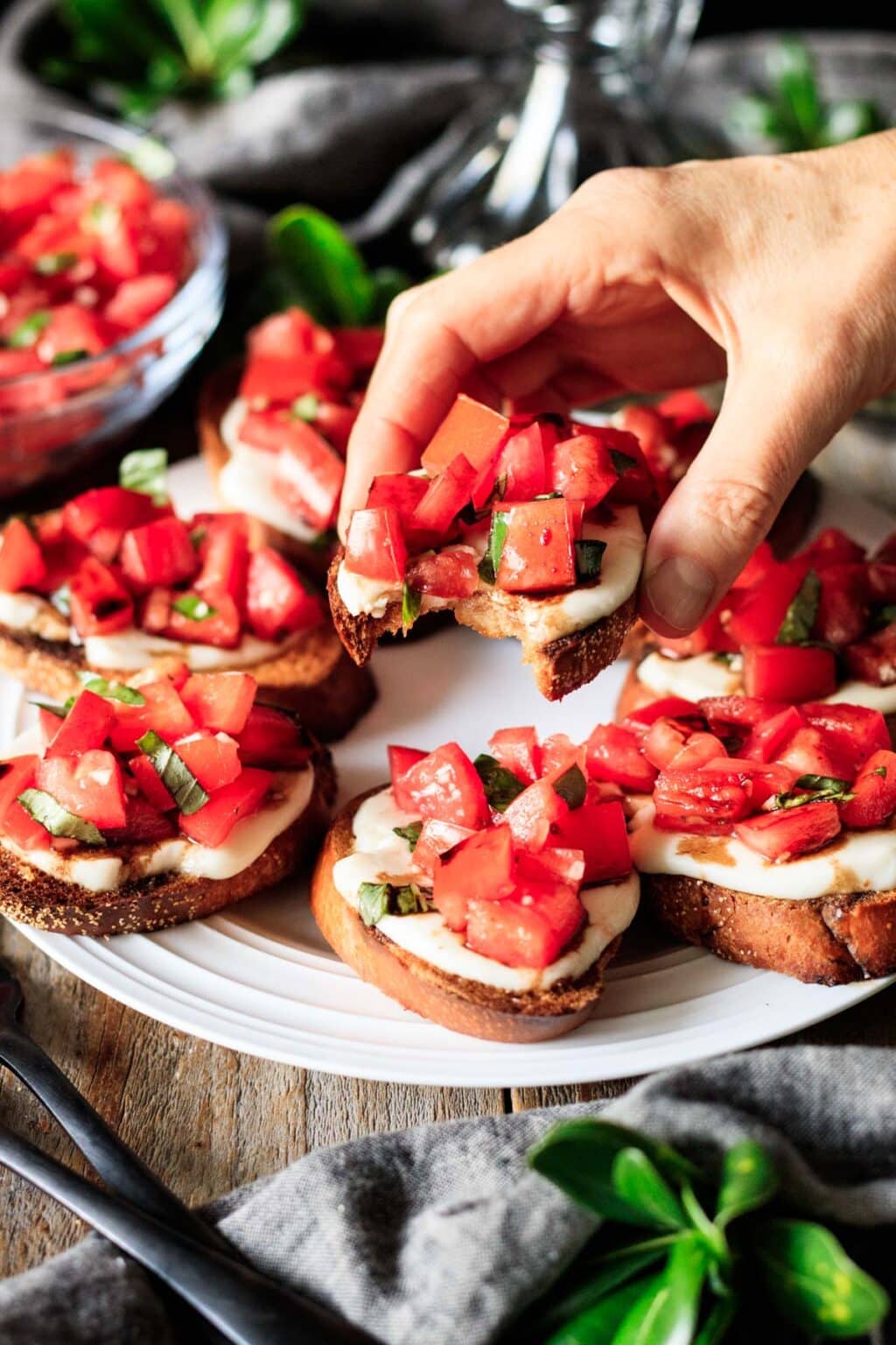 Caprese Bruschetta - Savor the Flavour