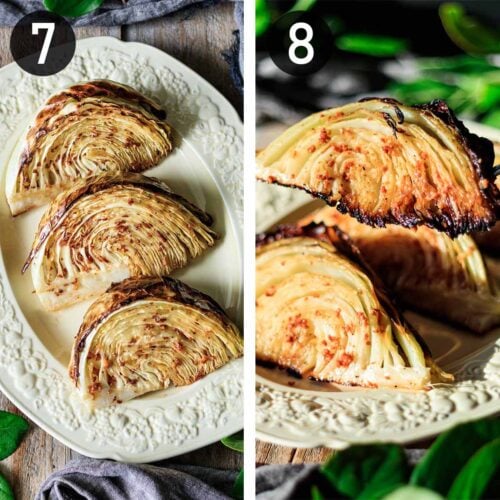 Roasted Cabbage Wedges - Savor the Flavour