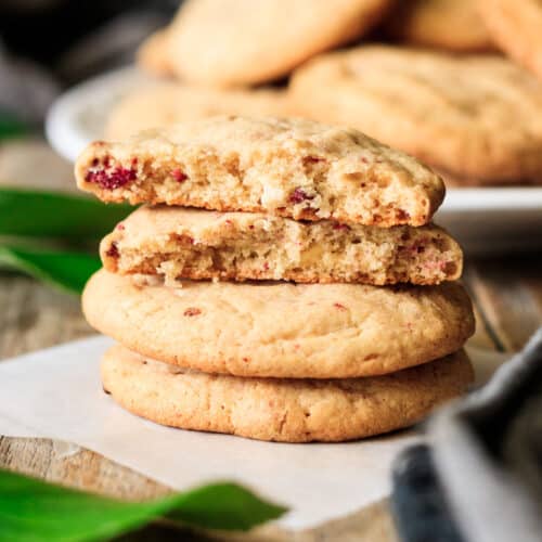 Subway Raspberry Cheesecake Cookies Copycat - Savor the Flavour