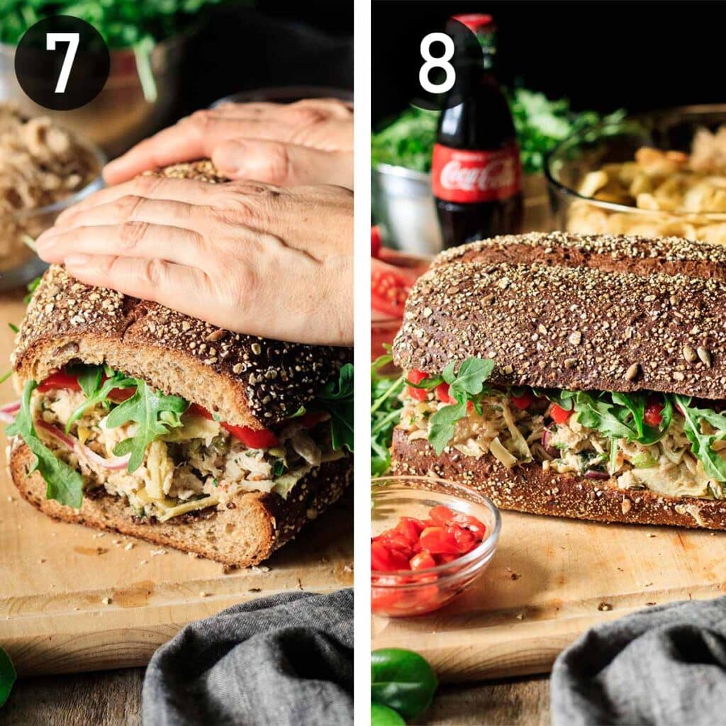 Sicilian Tuna Salad Sandwich - Savor the Flavour