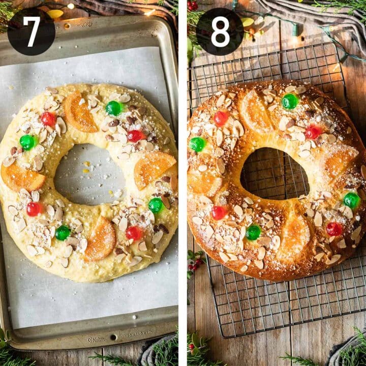 Roscón de Reyes (Spanish Kings' Cake) - Savor the Flavour