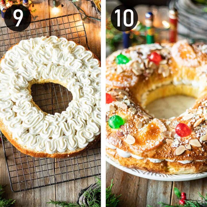 Roscón de Reyes (Spanish Kings' Cake) - Savor the Flavour