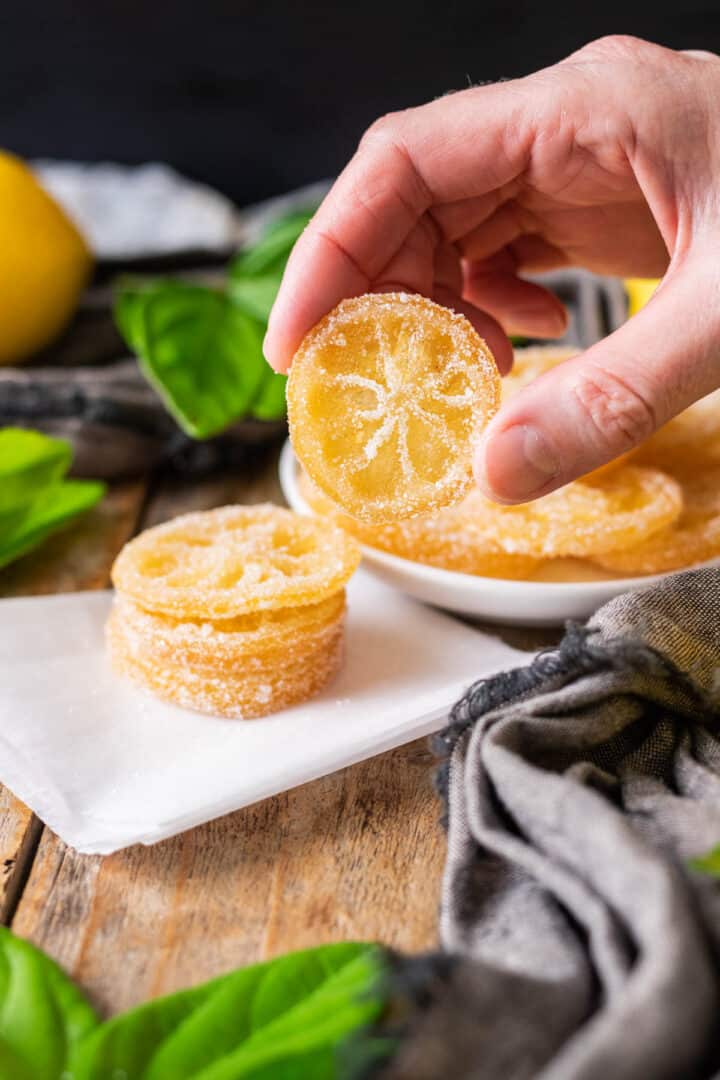 Candied Lemon Slices - Savor the Flavour