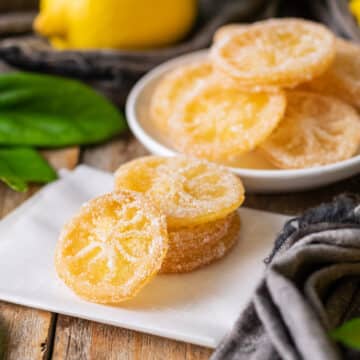 Candied Lemon Slices - Savor the Flavour