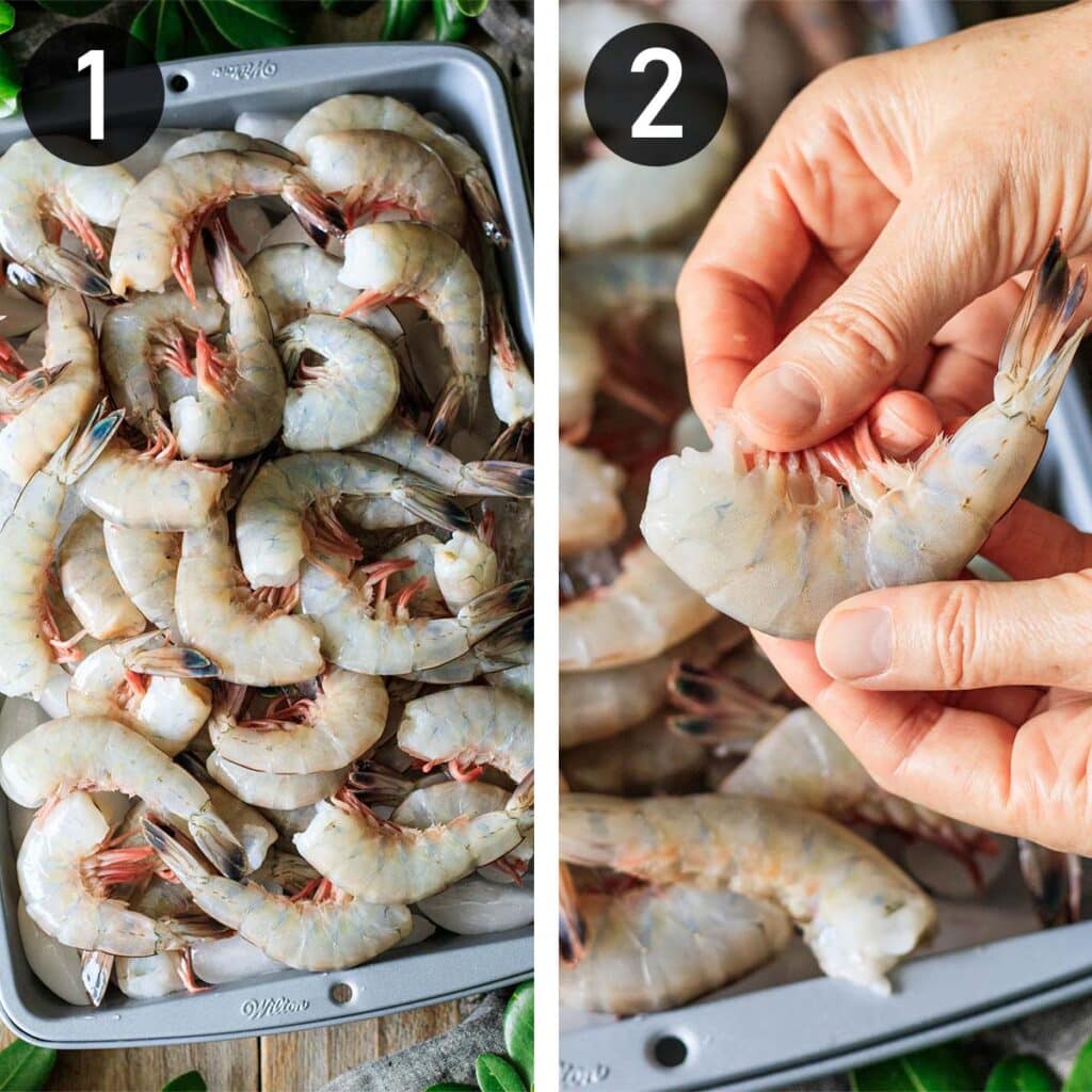 How to Peel and Devein Shrimp - Savor the Flavour