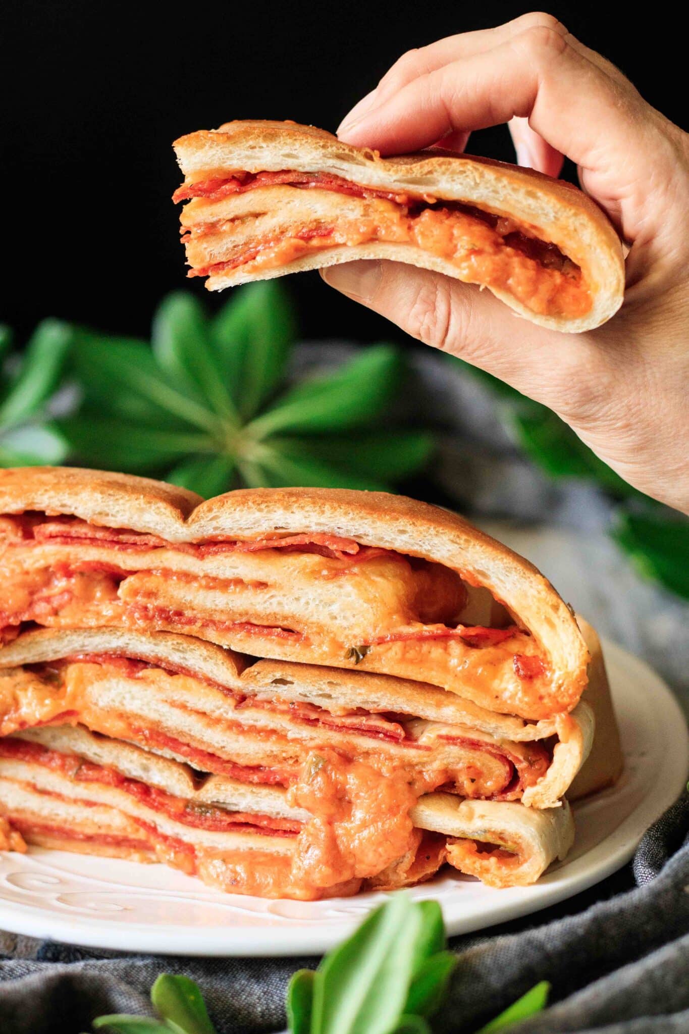 Pizza Garbage Bread Recipe - Savor the Flavour