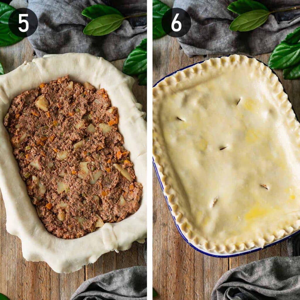 British Corned Beef Pie - Savor the Flavour
