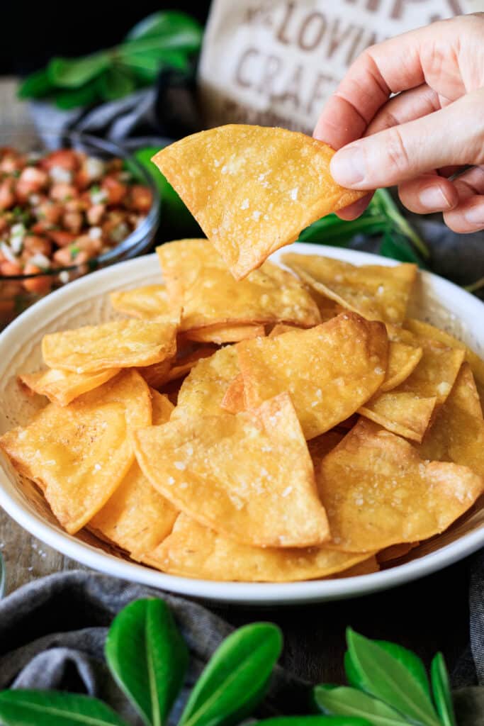 Chipotle Tortilla Chips Copycat - Savor the Flavour