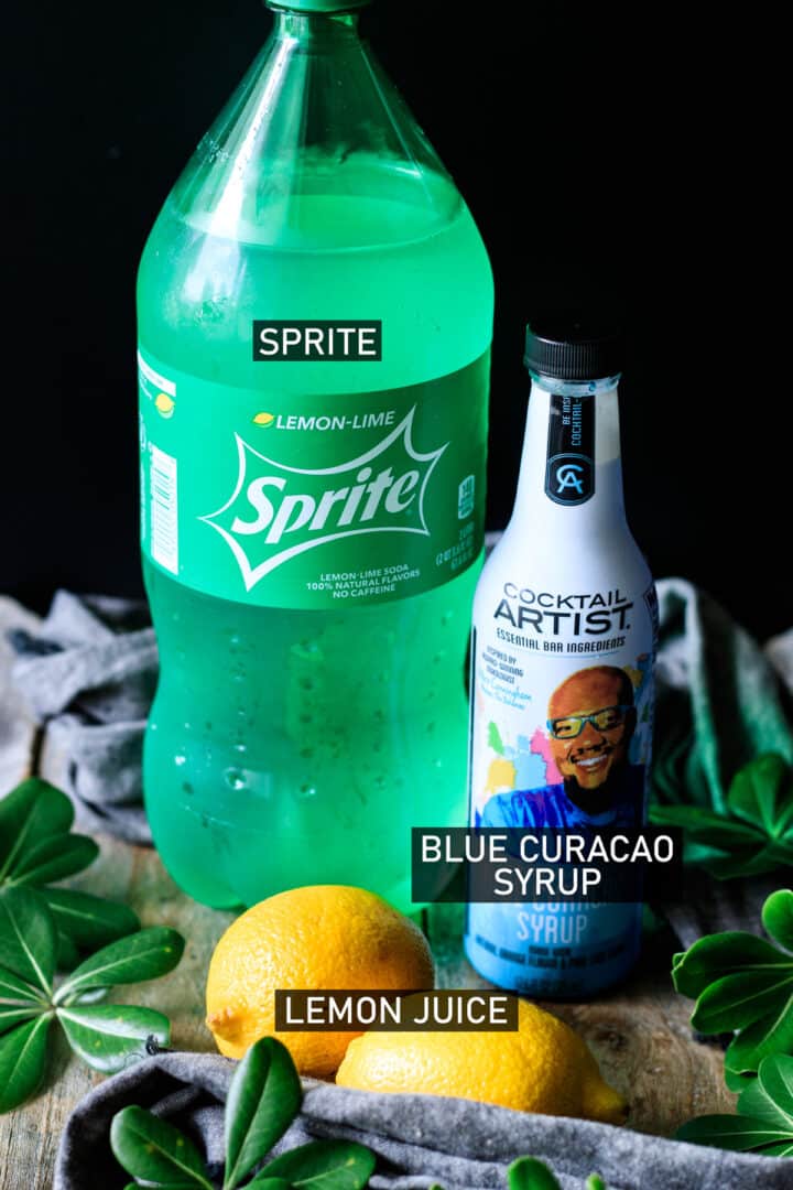 Blue Lagoon Mocktail - Savor the Flavour